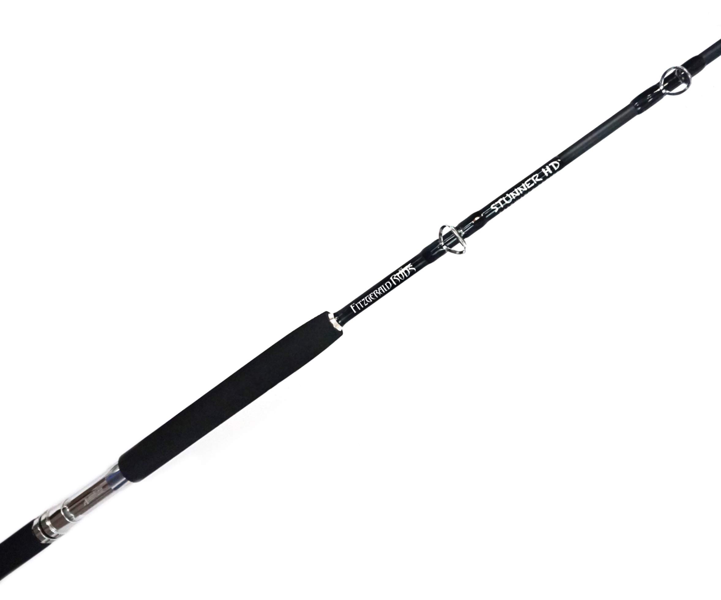 Fitzgerald Fishing Stunner HD Saltwater 5’8"-6'6” Line Weight 40-150 Lb, 80-200 Lb & 20-80 Lb, Heavy, X-Heavy & XX-Heavy Conventional Offshore or Nearshore Rods Great for Snapper, Grouper, Dolphin