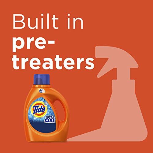 Tide Ultra Oxi Laundry Detergent Liquid Soap, High Efficiency (He), 59 Loads, 92 Fl Oz (Pack of 1)