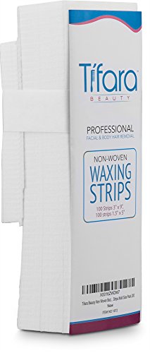 Tifara Beauty Non Woven Body and Facial Wax Strips Multi Size Pack 200