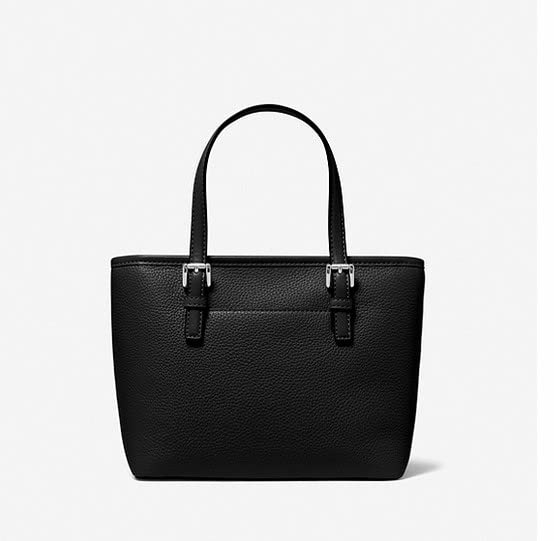 Jet Set Travel Extra-Small Logo Embossed Pebbled Leather Tote