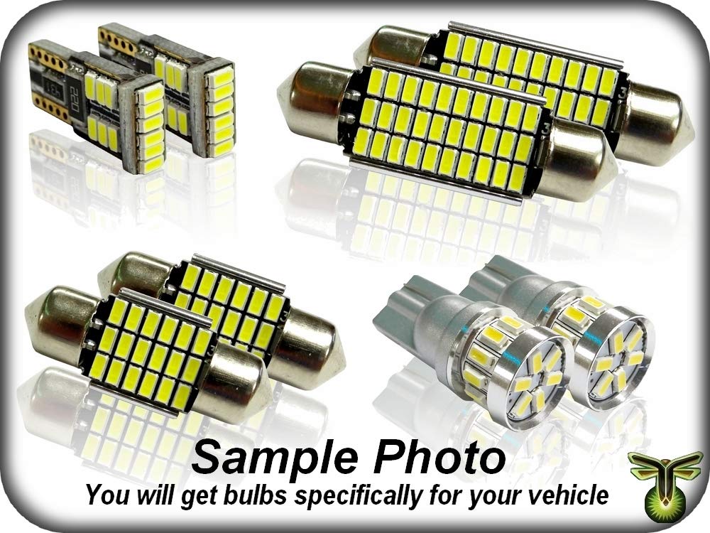 Fyre Flys White LED Interior Lights for 2009-2014 Ford F150 F-150 9 Piece 6000K Super Bright 3014 Series SMD Package Kit and Install Tool