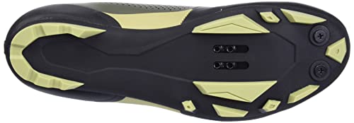 Fizik mens Platform Cycling Shoe, Military Green/Tangy Green, 9 US
