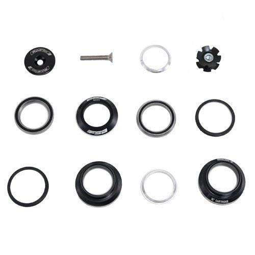 FSA Orbit MX 1-1/8Inches Threadless MTB Road Headset with Top Cap, Black, NO.20, XTE1504