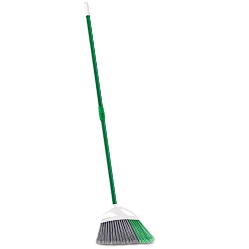 Libman Large Precision Angle Broom β Good for Indoor and Outdoor Use. Permanent 2-Piece Handle, Clicks Together for Sturdy Hold. Reduces Shipping Waste with Smaller Box.