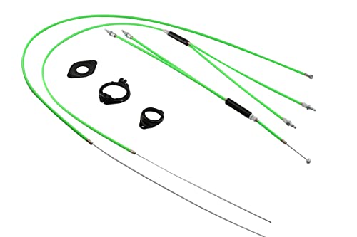 WEERAS Brake Cable and Housing, BMX Bike Bicycle Gyro Brake Cables Front and Rear (Upper and Lower) Spinner Rotor