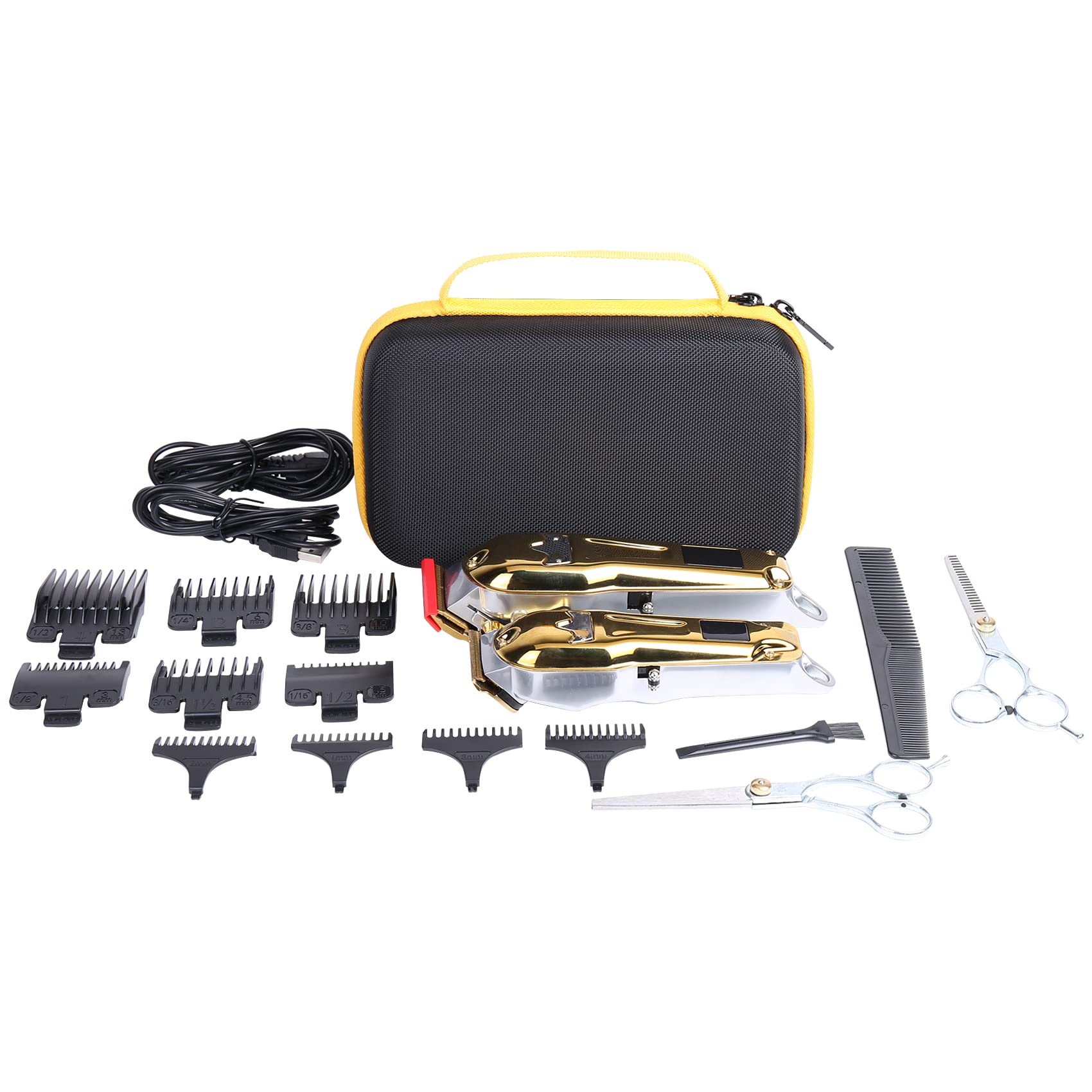 khanka Hard Case Compatible with Ufree Hair Clippers + T-Blade Hard Trimmer Kit, Organizer Storage for Ufree Men Women Kids Barber Grooming Kit, Case Only (Black)