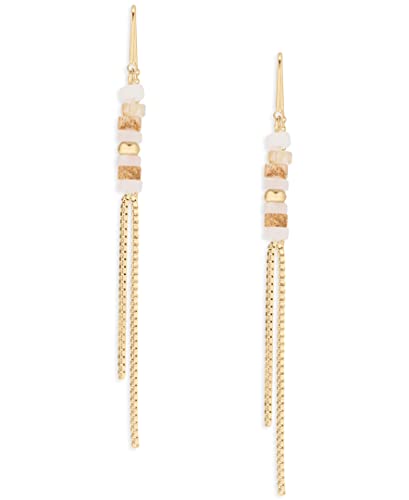 Lucky Brand Threader Earrings, Gold, One Size
