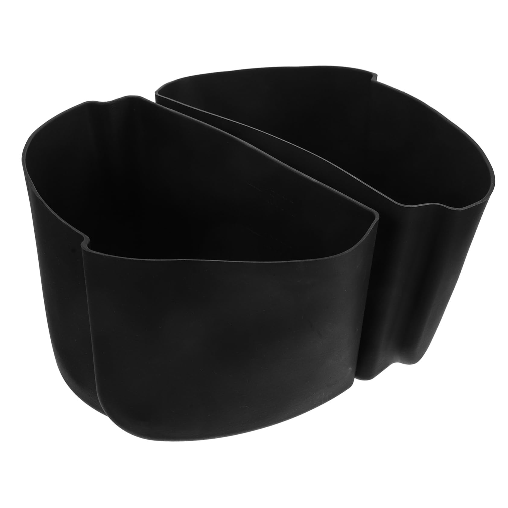 FUOYLOO 1 set Insert non-slip Partition plate plug-in Partition insert Multipurpose black rice cooker silicone cookware lining cooker divider Multifunction kitchen slow cooker divider