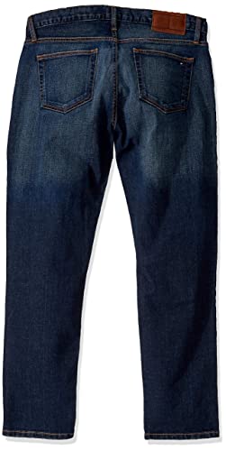 Tommy Hilfiger mens Slim Fit Stretch Jeans, Medium Rinse, 34W x 30L US