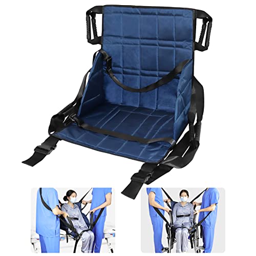 Lift Stair Slide Board Transfer, Evacuation Elevator Slide,Nylon Lift Sling Transfer Board for Body Lift, Turning(with Shoulder Strap)