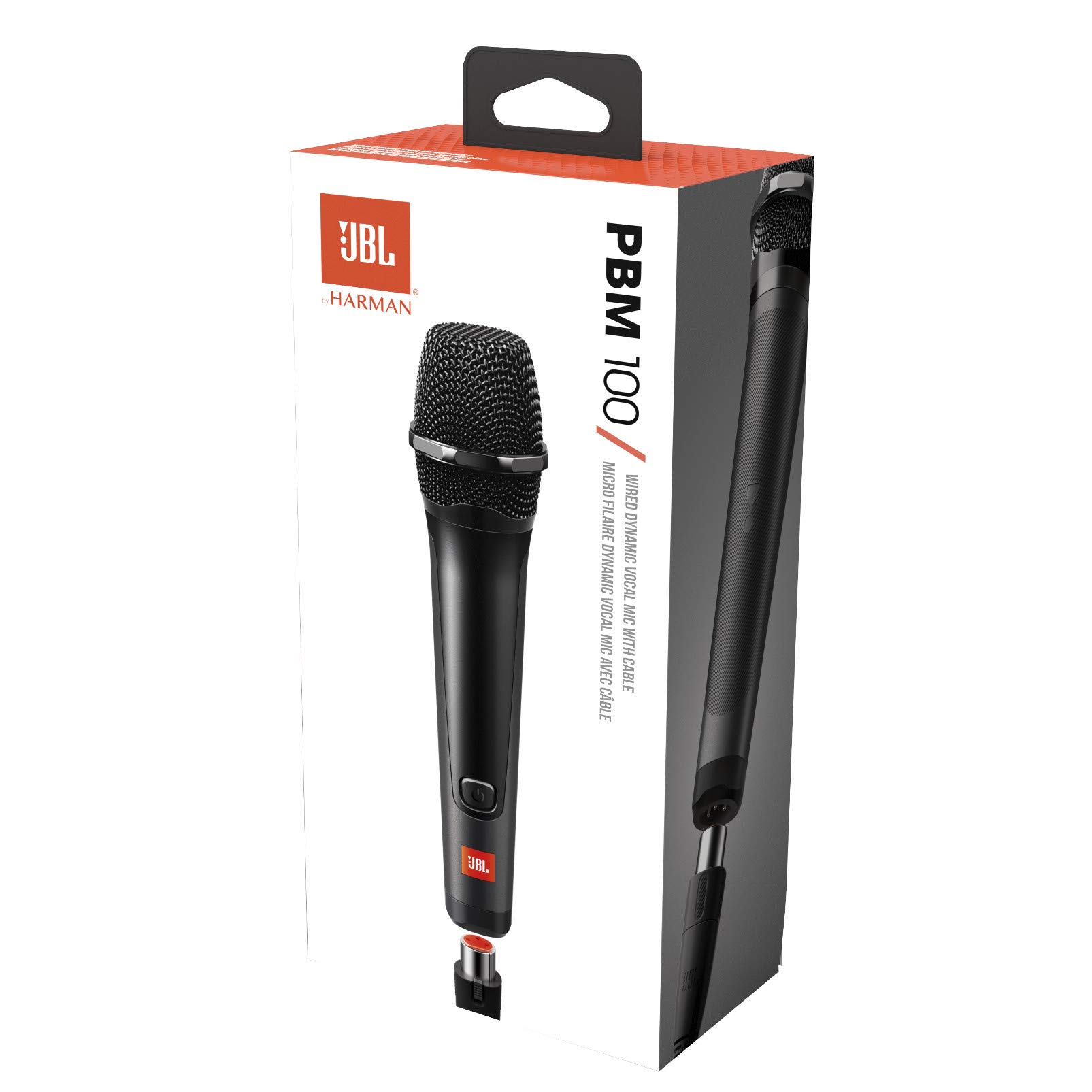 JBL PMB100: Wired Dynamic Vocal Mic with Cable, Black, JBLPBM100BLKAM (Renewed)