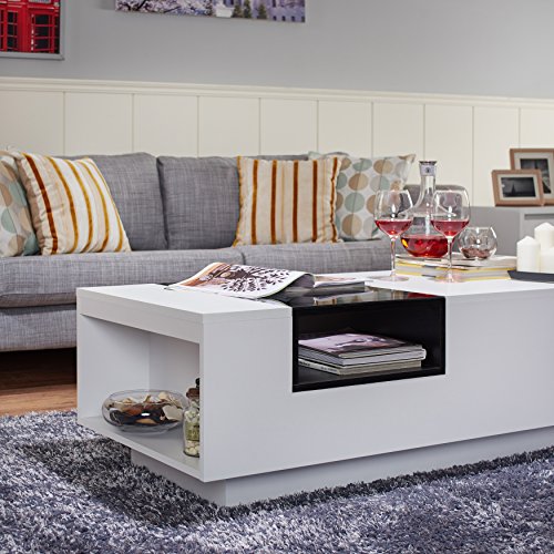 Furniture of America Dekker Modern Coffee Table, White
