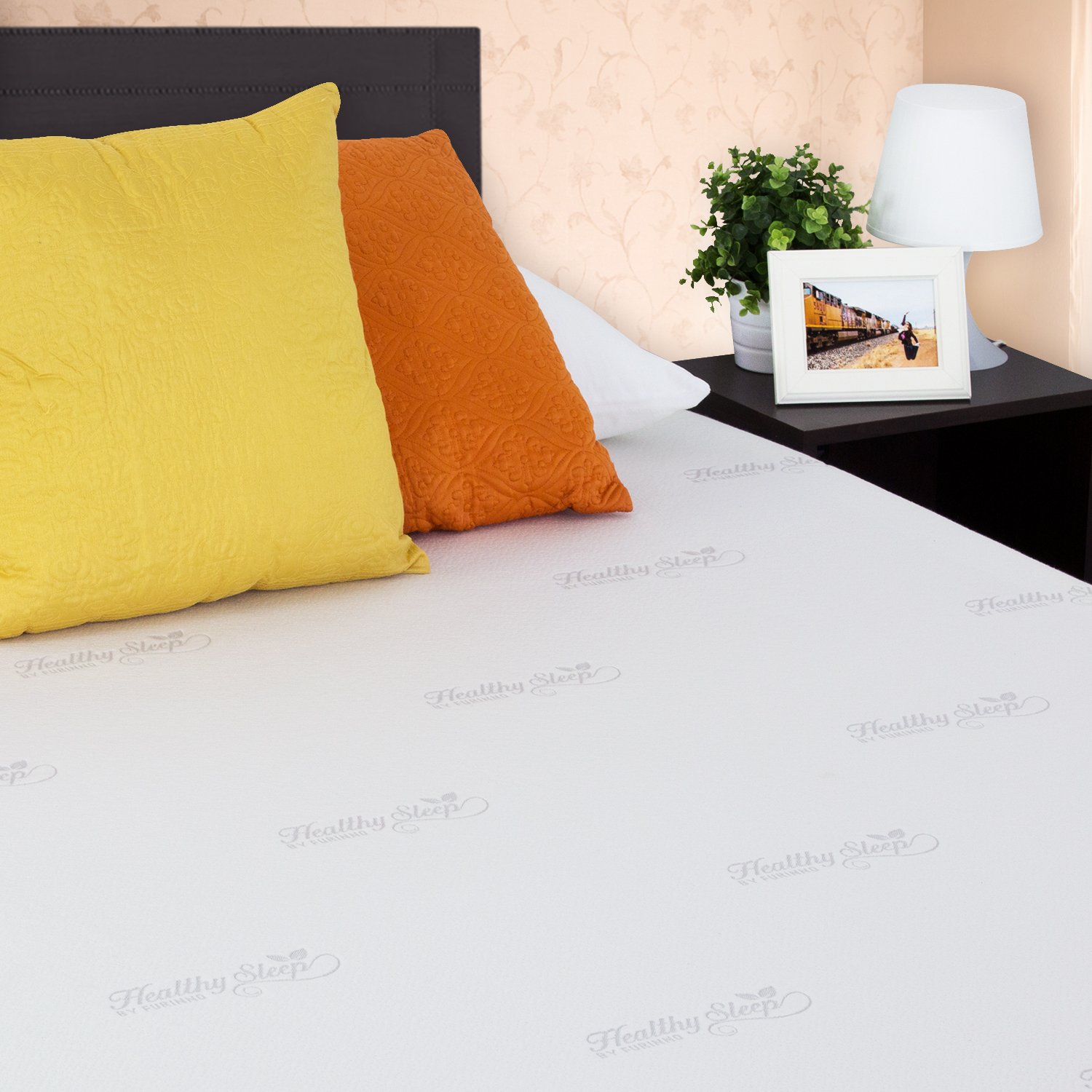 Furinno Angeland Luxury 10-Inch Gel Infused Memory Foam Mattress, Queen,