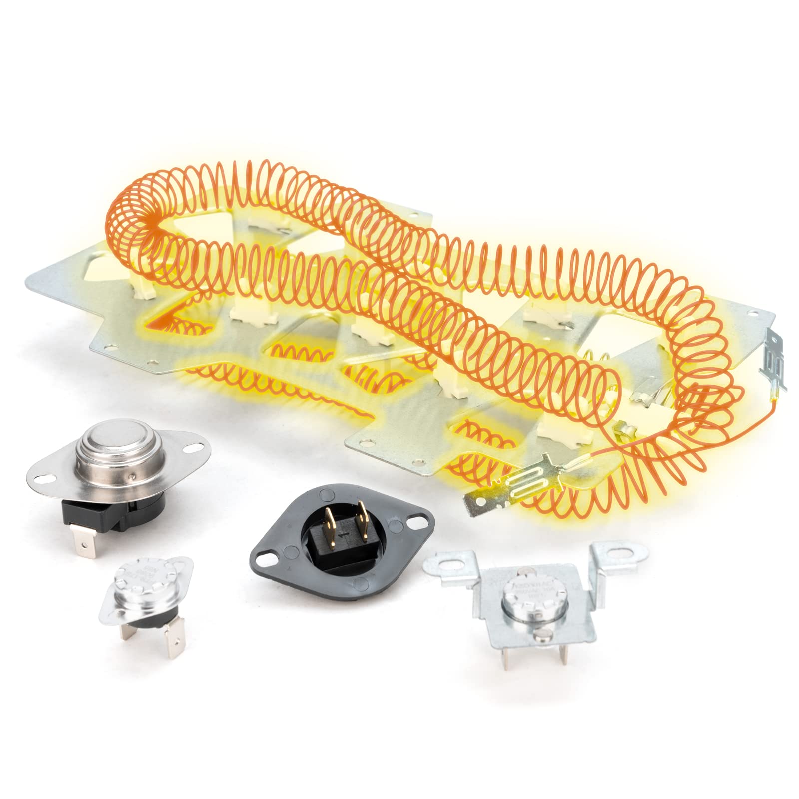 FOMIUZY Upgraded Dryer Heating Element Part DC47-00019A For Samsung DV42H5000EW/A3 DVE50M7450W/A3 DV45H7000EW/A2 DV42H5200EW/A3 DV48H7400EW/A2 DV40J3000EW/A2 DV42H5200EP/A3 DV350AEW/XAA DV220AEW/XAA