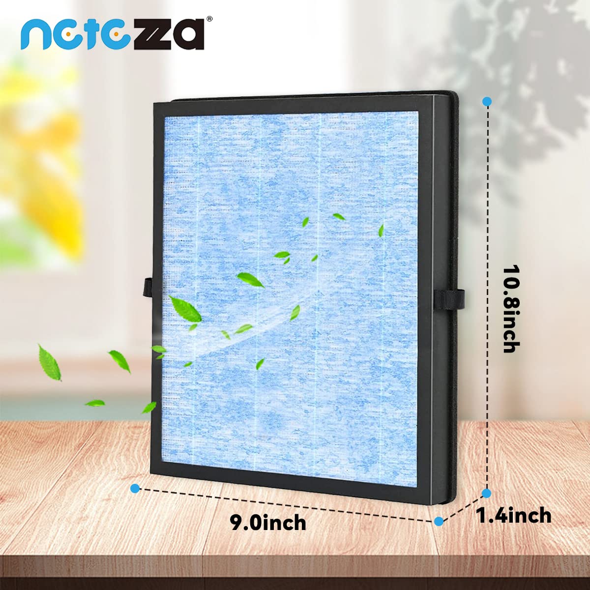 Netezza MK04 Replacement Filter，Compatible with AROEVE MK04 MG04JH Air Purifier Model DH-JH04，3-in-1 H13 True HEPA, Part No. MK04LX，3 Pack