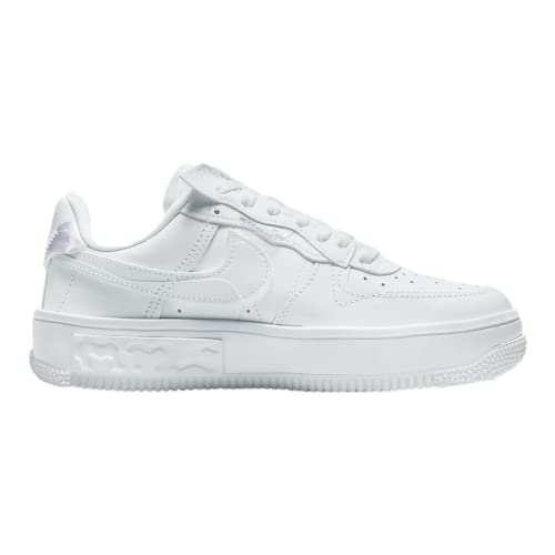 Nike Women's Air Force 1 Fontanka Shoes, White/White, 8