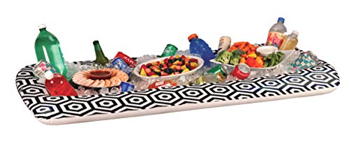 Inflatable Buffet Cooler Tray for Parties ā Food and Drink Ice Cooler Extra Large 52ā x 28ā Inch Server Pool Party Floating Picnic BBQ Indoor and Outdoor