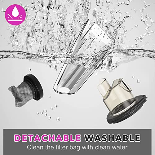 whall Handheld Vacuum Cordless, 8500PA Strong Suction Hand Held Vacuum Cleaner with LED Light, Lightweight Mini Car Vacuum Cordless Rechargeable, Portable Hand Vacuum Cleaner for Car, Home and Pet