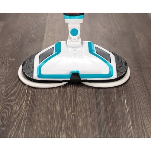 WHorob Hard Floor Powered Mop and Clean and Polish,Effortlessly Clean Hard-Surface Floors Versatile Mopping Machine,White/Black,10.00 x 11.00 x 28.00 Inches