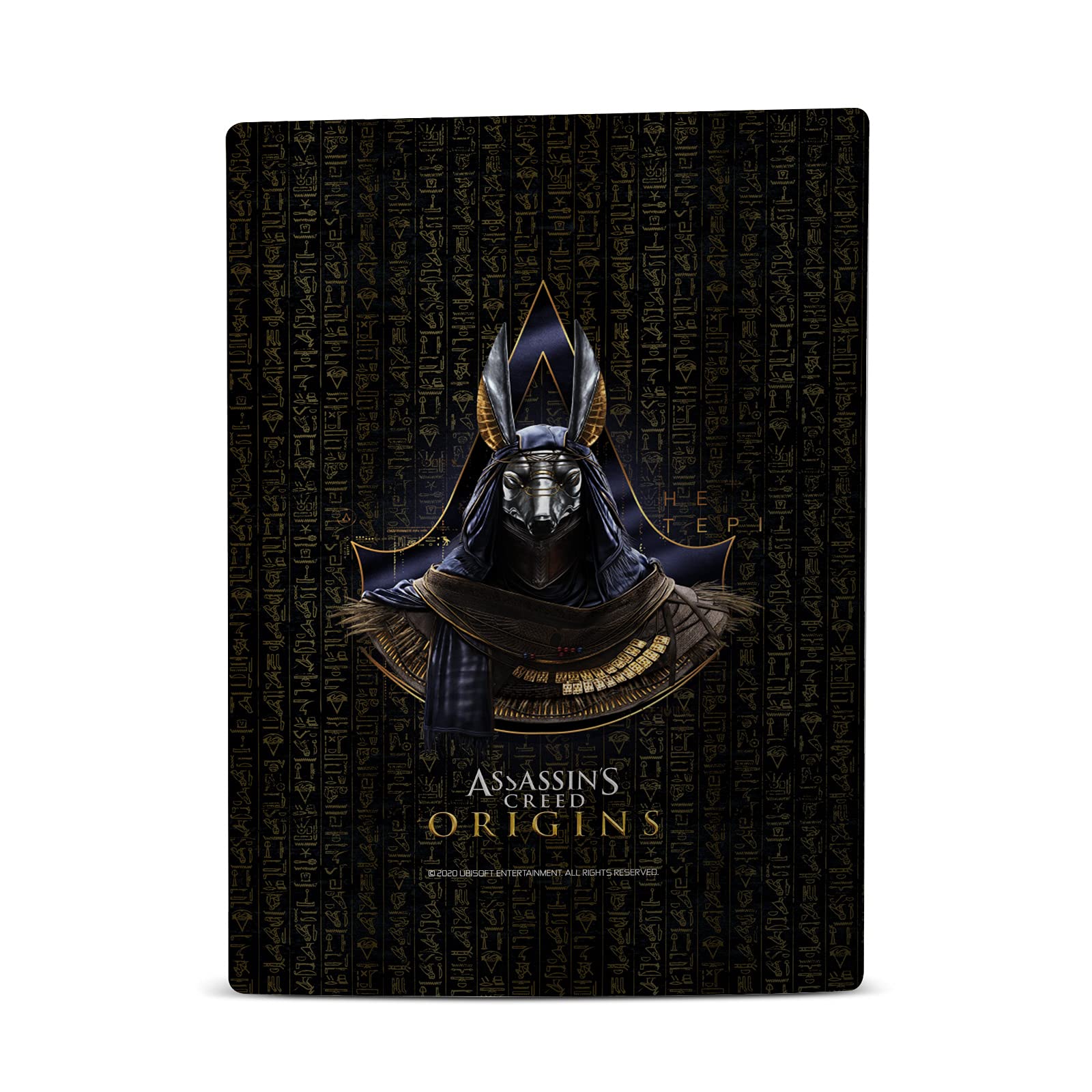 Head Case Designs Officially Licensed Assassin's Creed Hetepi Origins Character Art Matte Vinyl Faceplate Sticker Gaming Skin Case Cover Compatible with Sony Playstation 5 PS5 Disc Edition Console