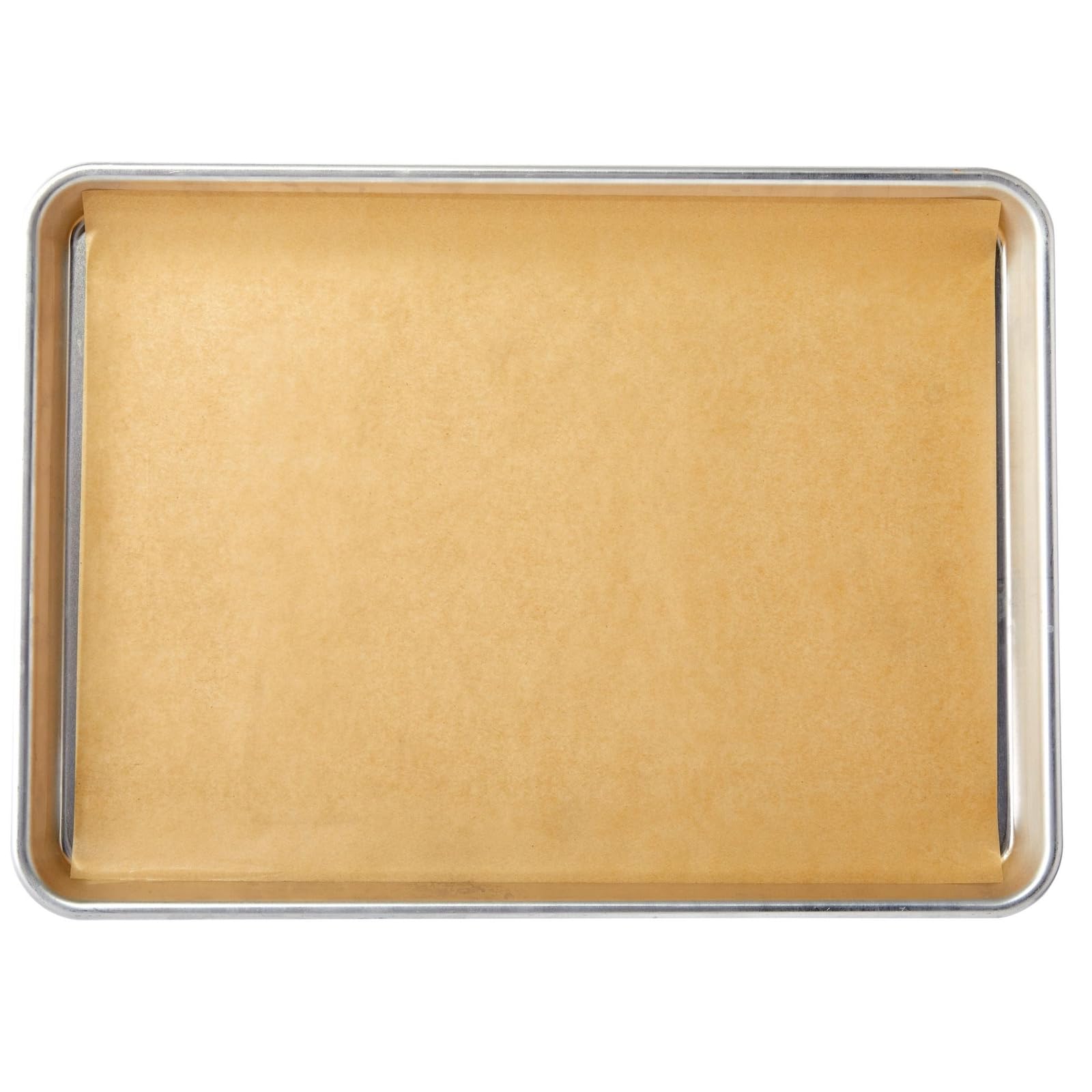 Juvale 200-Pack Precut Parchment Paper Sheets 12 x 16 inches, Unbleached Brown Nonstick Liners for Half Sheet Pan for Baking, Cooking, Grilling, Air Fryer, Steaming, and Wrapping Food, Heavy Duty