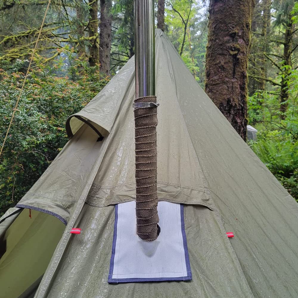 FireHiking 4-8 Person Camping Hot Tent with Stove Pipe Wrap for Bushcraft, Cooking and Heating