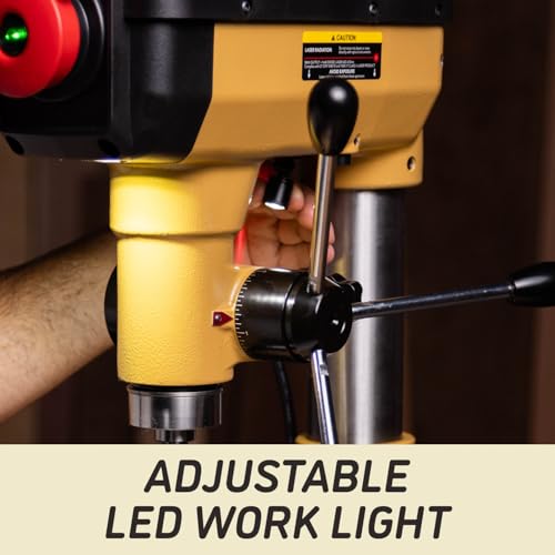 Powermatic 15-Inch Variable-Speed Floor Drill Press, 3/4 HP, 115V 1Ph (Model PM2815FS)