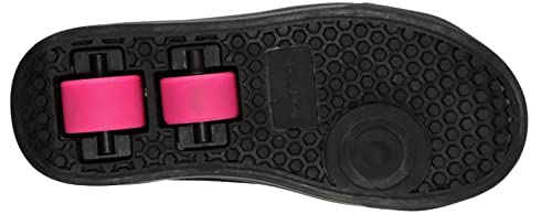 HEELYS Girl's Classic X2 (Little Kid/Big Kid/Adult) Black/Rainbow Logo 13 Little Kid M