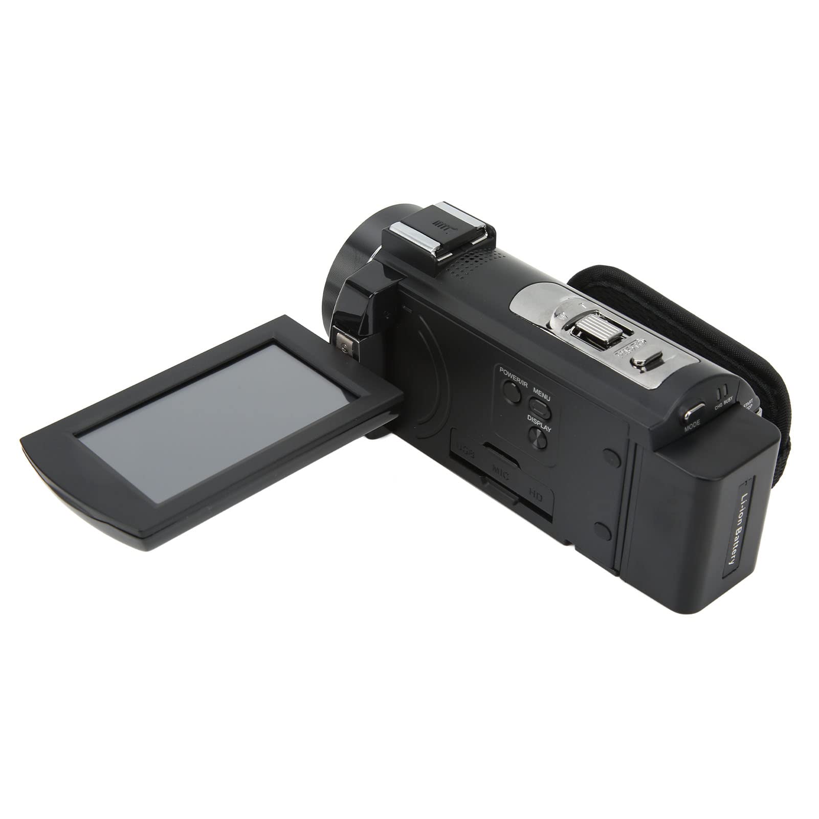 HD Digital Camera, 3 Inch IPS Screen Full HD Resolution 2.7K 100-240V DV Camera for Video Recording (US Plug)