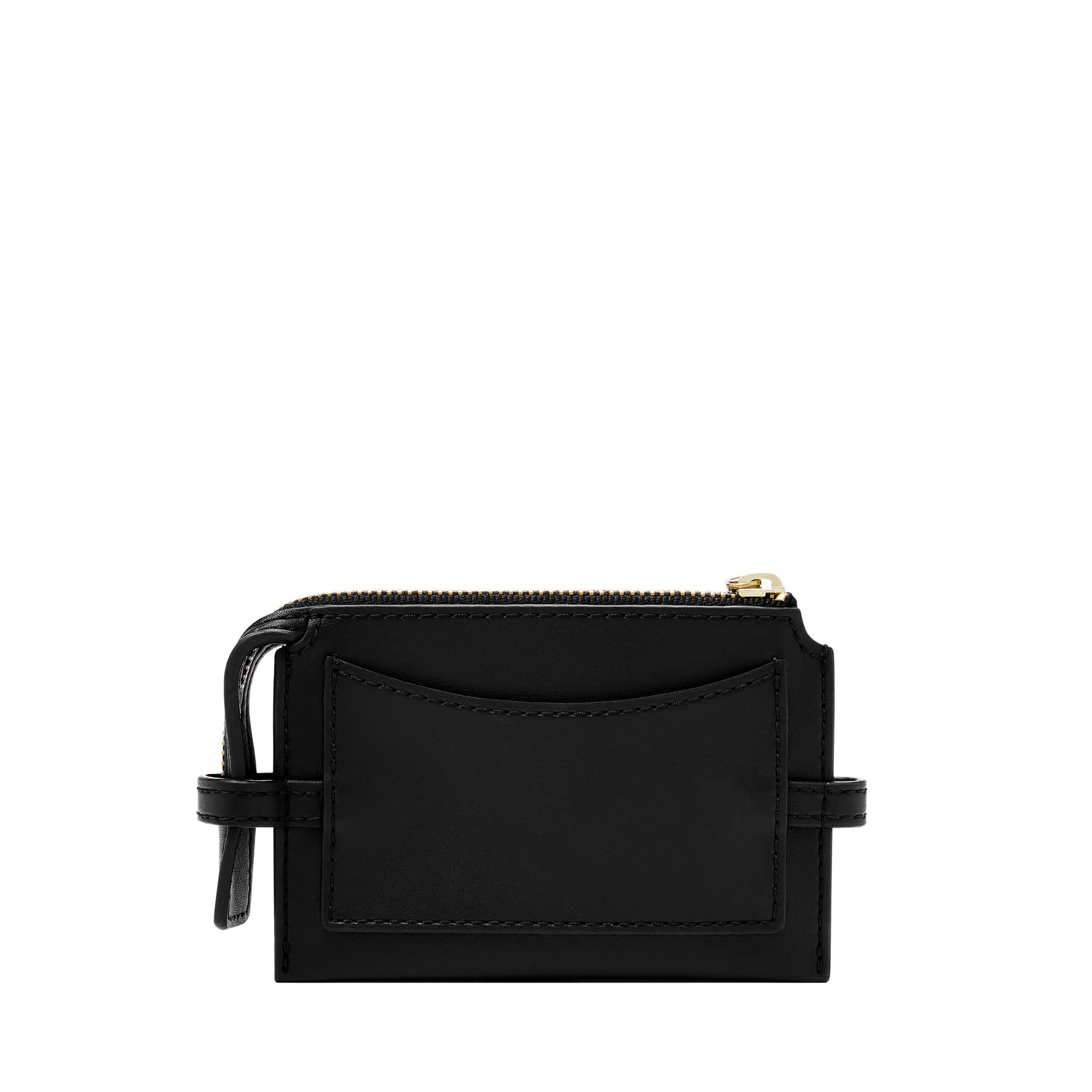 Fossil Women's Kier Vegan Cactus Leather Crossbody Purse Handbag, Black (Model: ZB1697001) Kier Card Case, Black