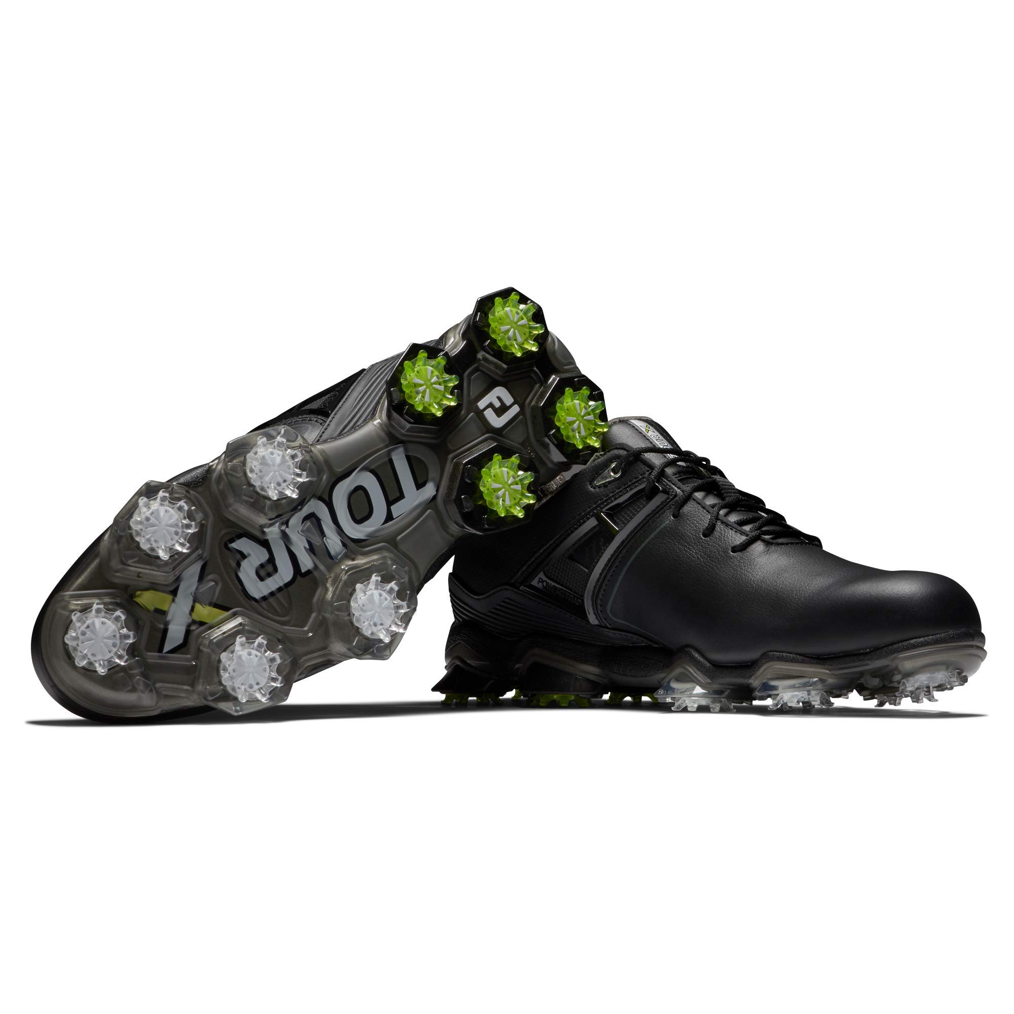 FootJoy Men's Tour X Previous Season Style Golf Shoes, White/Navy/Lime, 8 Wide