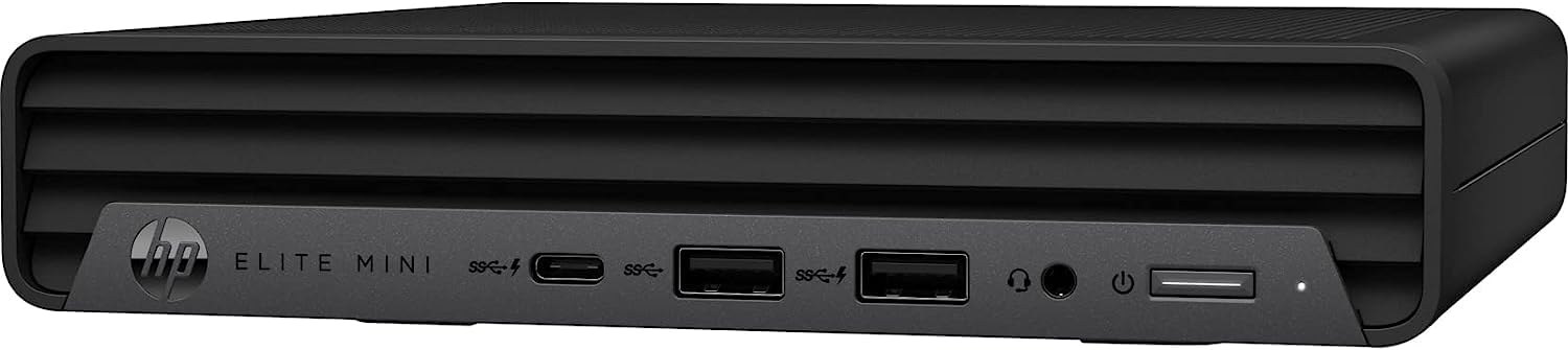 HP 2023 Elite Mini 800 G9 Business Desktop Computer, 12th Gen Intel 12-Cores i7-12700T, 64GB DDR5 RAM, 4TB PCIe SSD, WiFi 6E, Bluetooth 5.3, Wolf Pro Security, Windows 11 Pro, AZ-XUT Cable