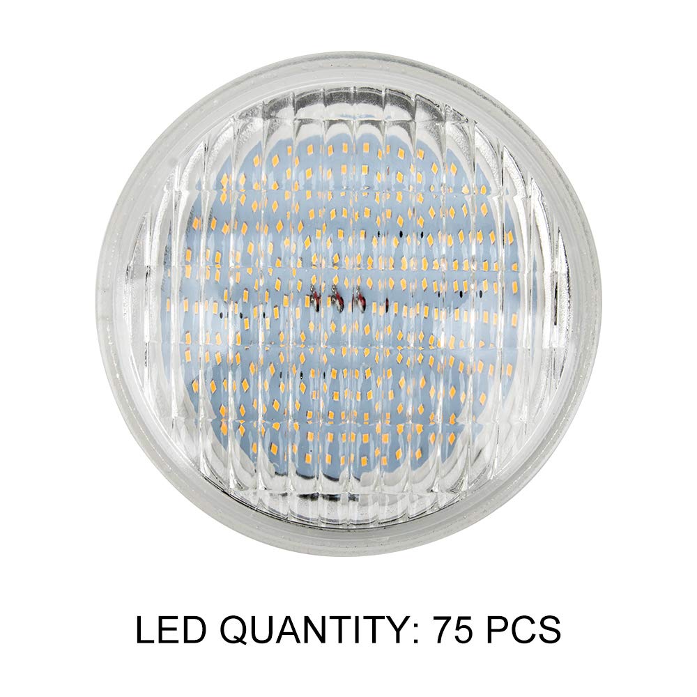 Haian PAR36 LED 12 Watt Light Bulb,LED Landscape Lighting Bulbs Low Voltage 12V Flood Light Bulbs,1200LM 90W Halogen Equivalent,3000K Warm White,Water Resistant, Beam Angle 160°,Non-dimmable (4 Pack)
