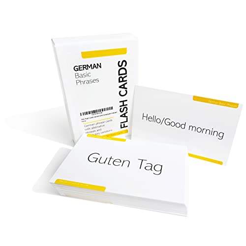 Pat's Flash Cards German Basic Phrases Flash Cards with Conversation Variations