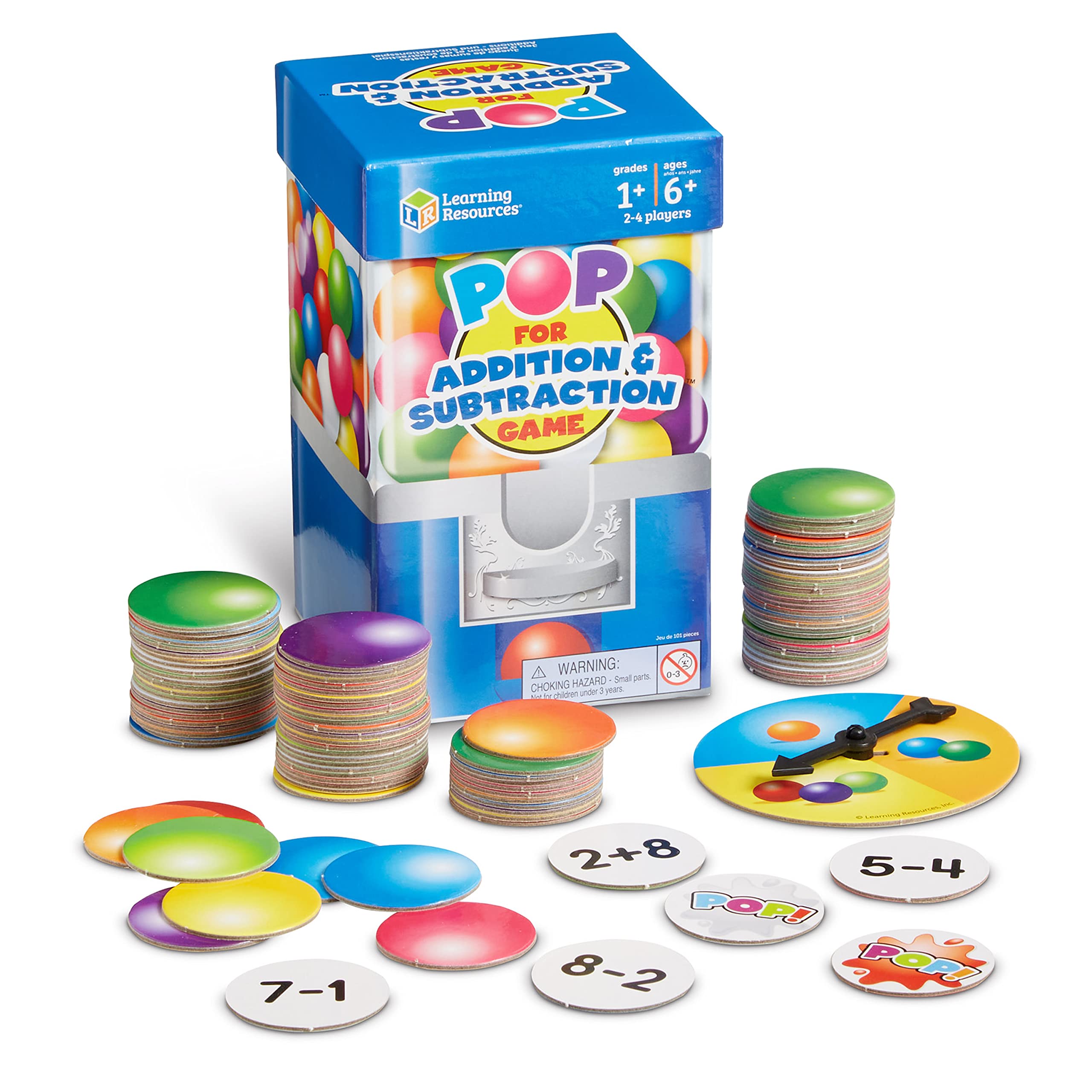 Learning Resources Sum Swamp Game, Addition/Subtraction & Pop for Addition and Subtraction Math Game, Easter Toys , Classroom and Homeschool Math Games