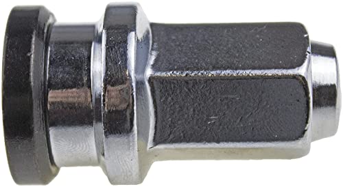Dorman 611-206 Wheel Nut M14-2.0 Flanged Flat Face - 21mm Hex, 50mm Length Compatible with Select Ford Models, 10 Pack (OE FIX)