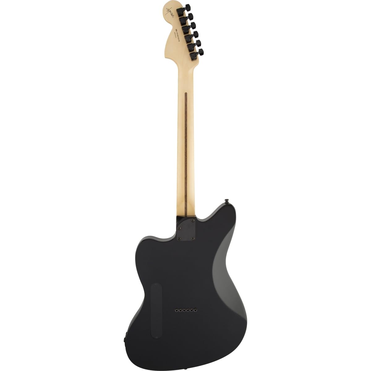 Fender Jim Root Jazzmaster Electric Guitar, Flat Black, Ebony Fingerboard