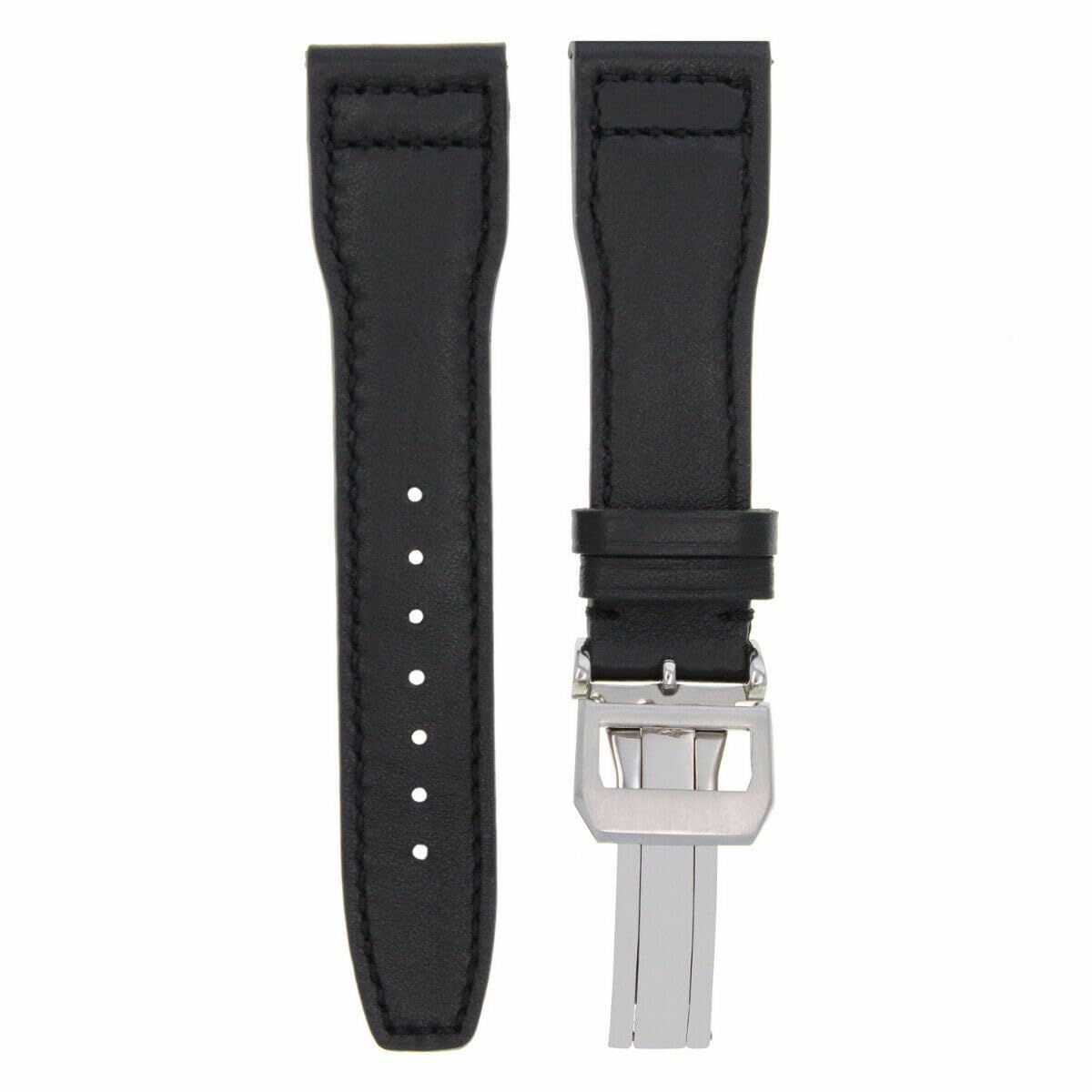 Ewatchparts 20-21-22-23MM LEATHER WATCH BAND STRAP COMPATIBLE WITH IWC PILOT PORTUGUESE TOP GUN + CLASP