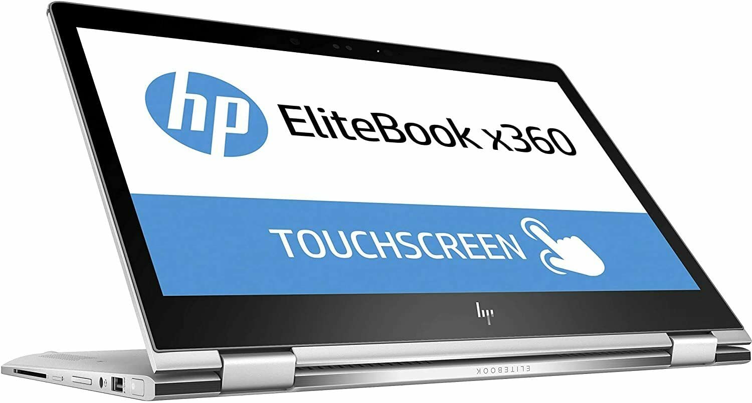 Hp Elitebook X360 1030 G2 Business Laptop, 13.3 in FHD (1920 x 1080) Touchscreen, 7th Gen Intel Core i5-7300U, 8 GB RAM, 128GB M2 SSD, Webcam, Windows 10 Pro (Renewed)