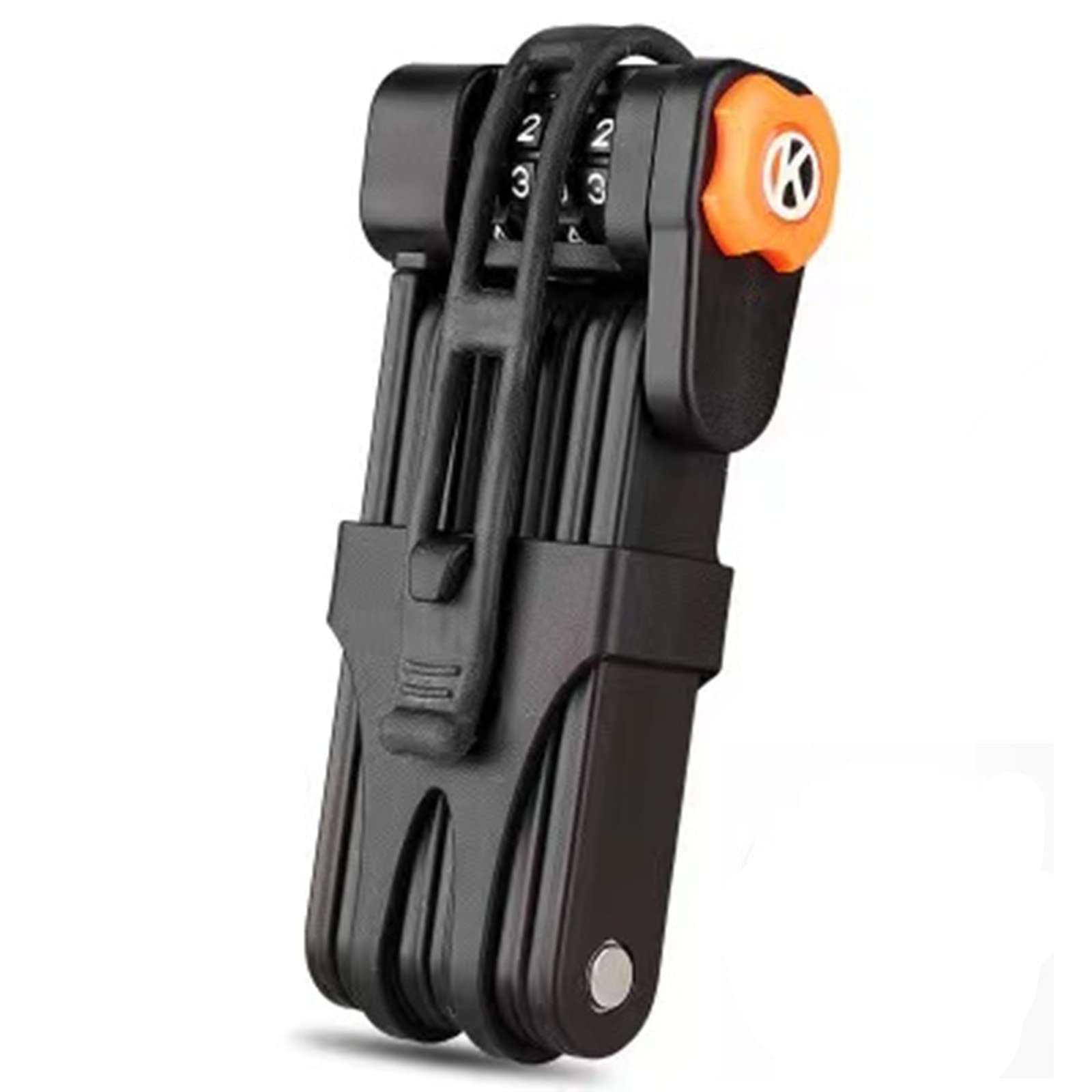 Folding Bicycle Combination Lock, Mountain Bike Lock, 4-Digit Password Anti-Theft Bicycle Lock, Bicycle Safety Combination Chain Lock