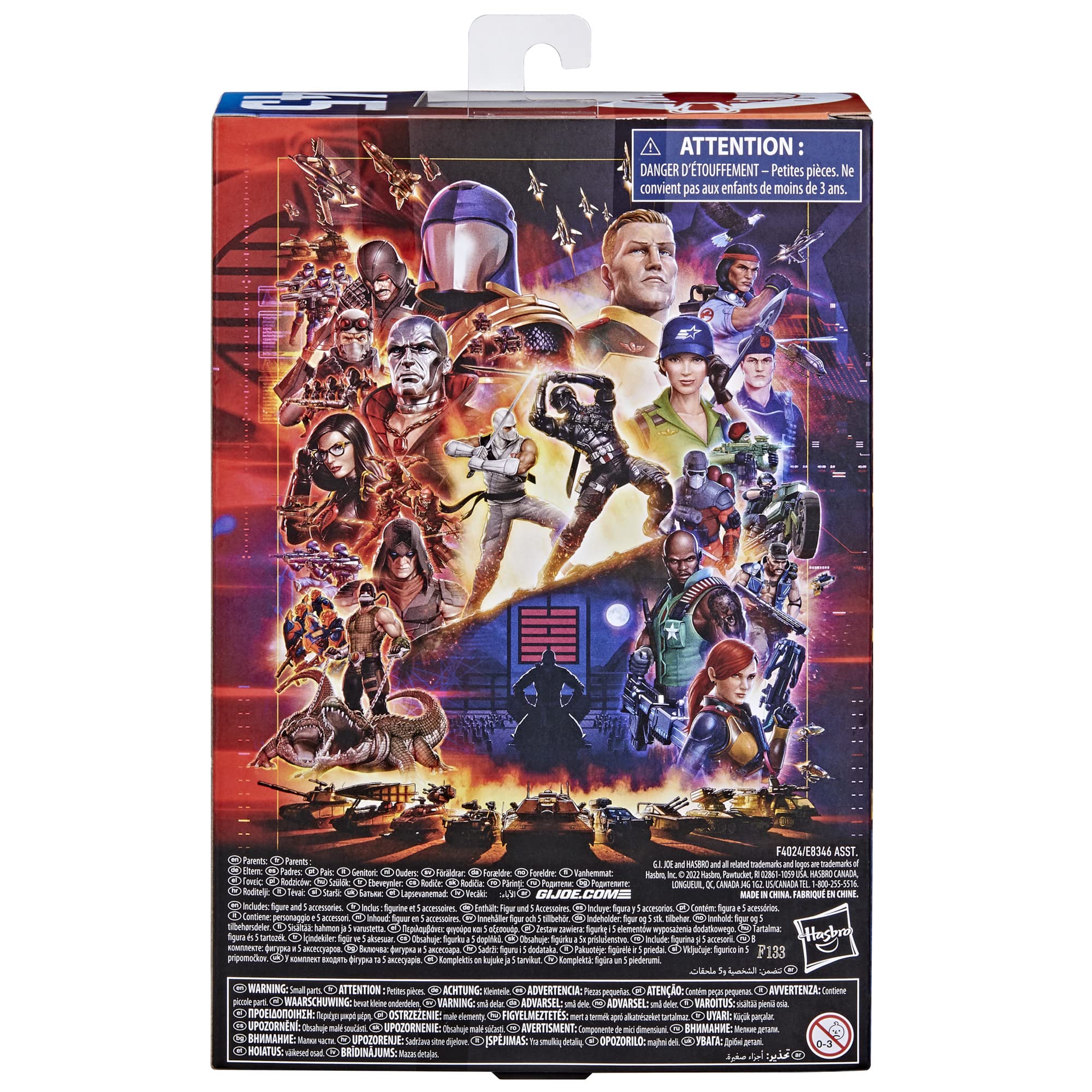 G.I. Joe Classified Series Lonzo Stalker Wilkinson Action Figure 46 Collectible Toy, Multiple Accessories 6-Inch-Scale, Custom Package Art