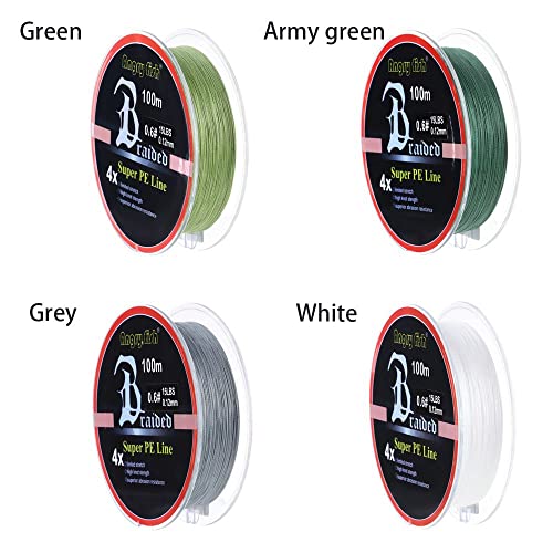 Fishing Line Innovative Angling Accessories Wear Resistant Smooth Fish Supplies Multifilament Thread(0.6,Green)