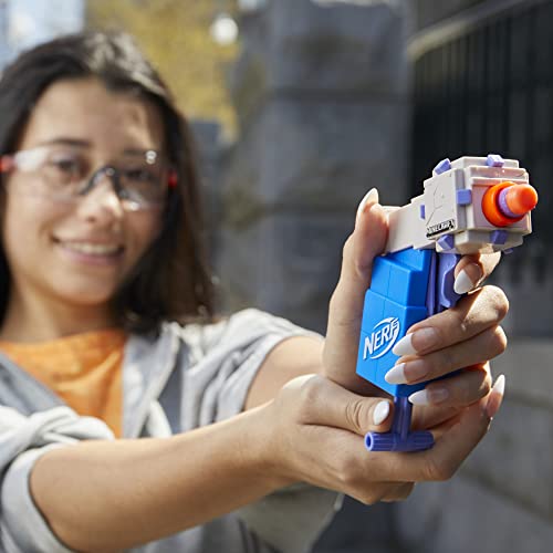 NERF MicroShots Minecraft Ender Dragon and Elder Guardian Mini Blaster 2-Pack, 4 Elite Darts, Pull to Prime Handle (Amazon Exclusive)