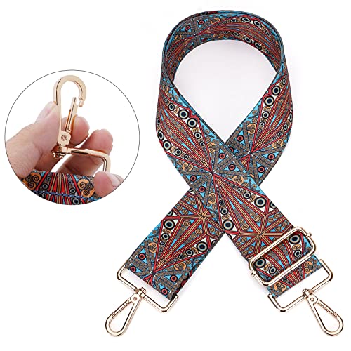 HKCLUF Wide Purse Strap Women Guitar Strap Purse For Women Adjustable Replacement Straps for Handbags Crossbody Shoulder Bucket Bag Replacement Belt