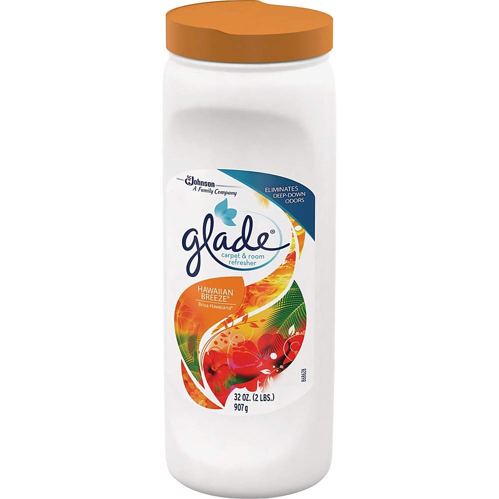 Glade Carpet and Room Refresher, Deodorizer for Home, Pets, and Smoke, Hawaiian Breeze, 32 Oz.