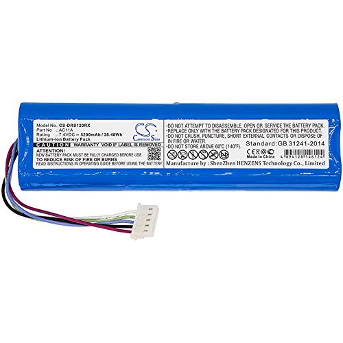 HLILY Replacement for Battery 3DR AC11A Solo Controller, Solo Drone Remote Controller 7.4V/5200mAh
