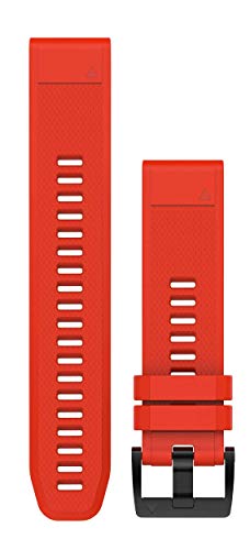 Garmin QuickFit 22 Watch Band - Flame Red Silicone