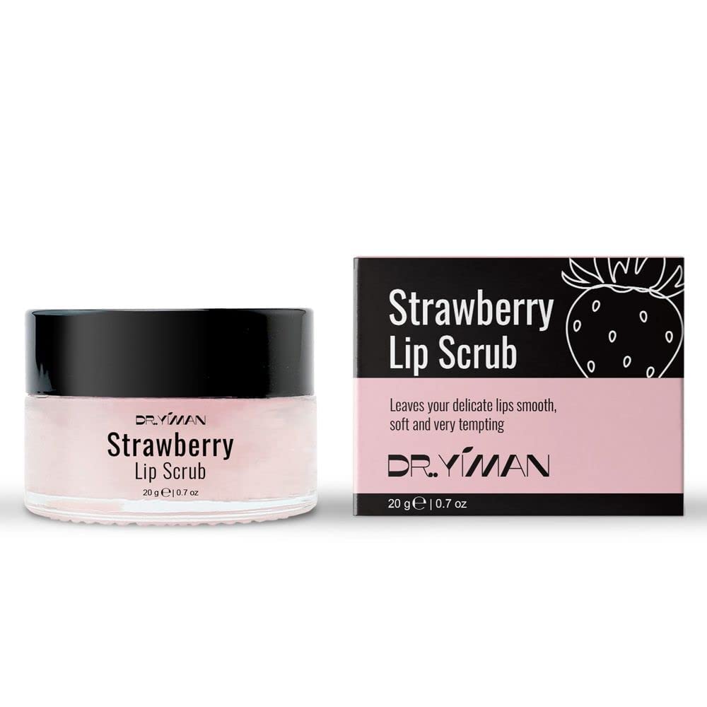 Lip Scrub, Lip Scrubs Exfoliator Moisturizer Dr.YIMAN Sugar Lip Scrub, Lip Exfoliator Scrub for Dry and Chapped Lips,Anti-Aging and Temping, Lip Mask, Lip Care Products, Lip Scrubber, Lip Moisturizer