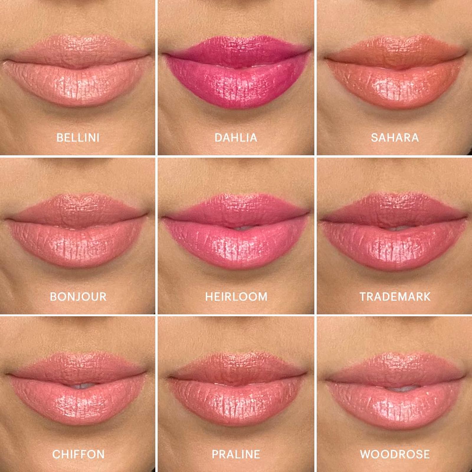 Glo Skin Beauty Cream Glaze Lip Crayon | High Shine Lip Color with Intense Saturation and Impressive Staying Power, (Chiffon)