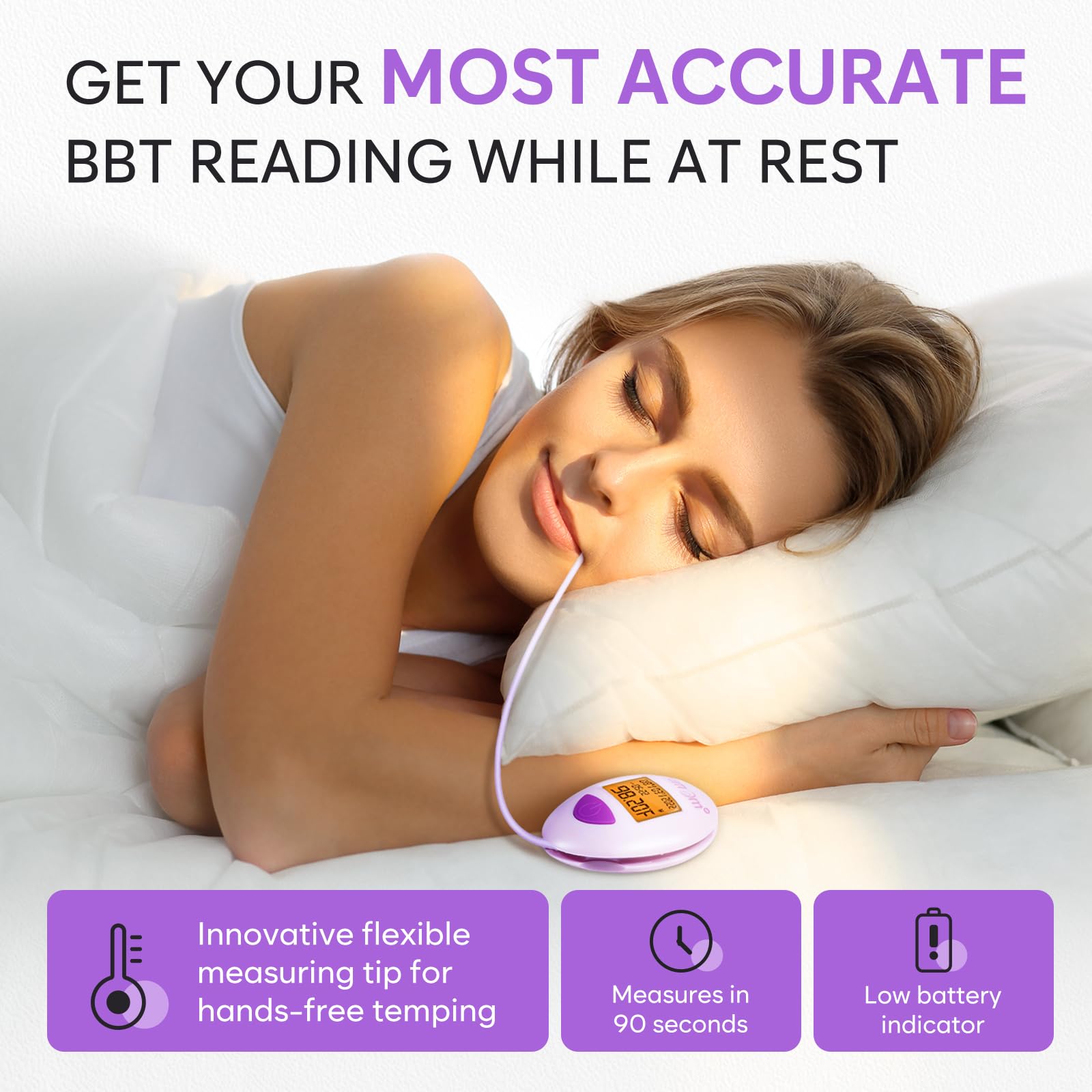 Premom Personal Fertility Lubricant for Conception: pH Balanced - Paraben Free + Premom Digital Basal Body Thermometer for Ovulation